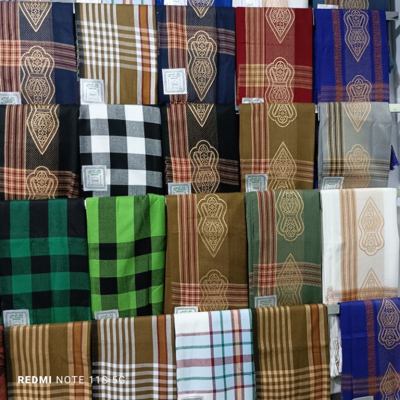RIDAK CAPAL TEBAL AL HAFIZ KAIN COTTON BOTH SIDE DESIGN SHAWL | Shopee ...
