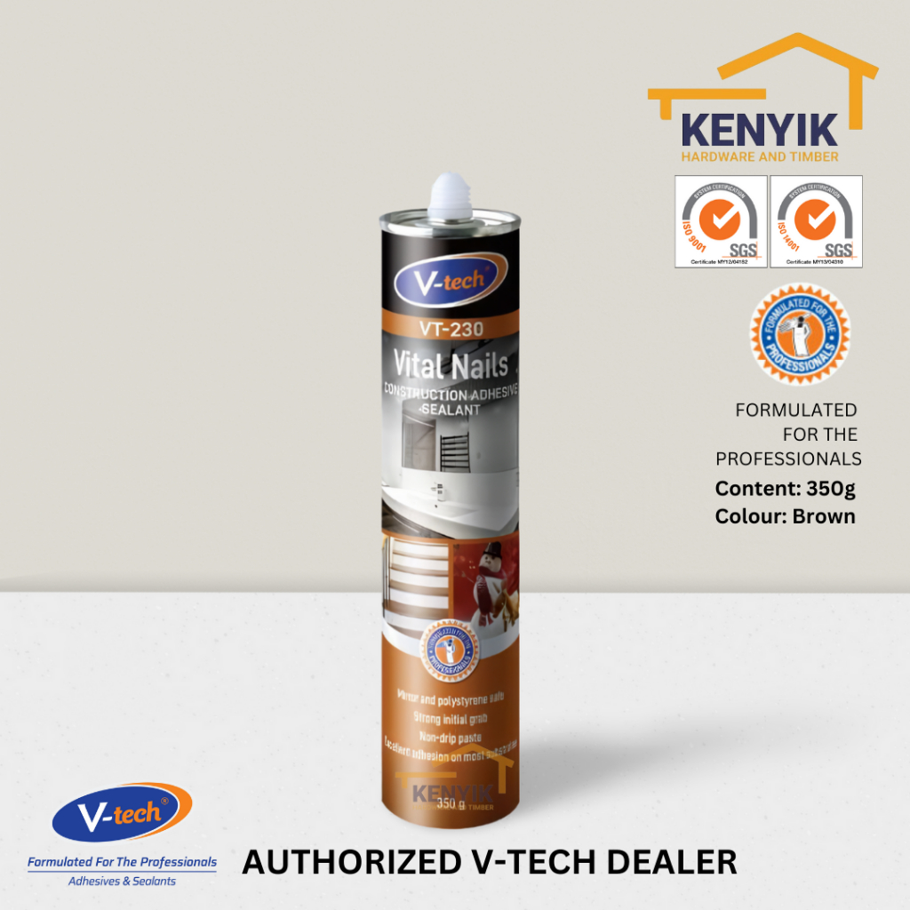 V-TECH Silicone / Acrylic / Adhesive Sealant (VT-202 | VT-226 | VT-230 ...