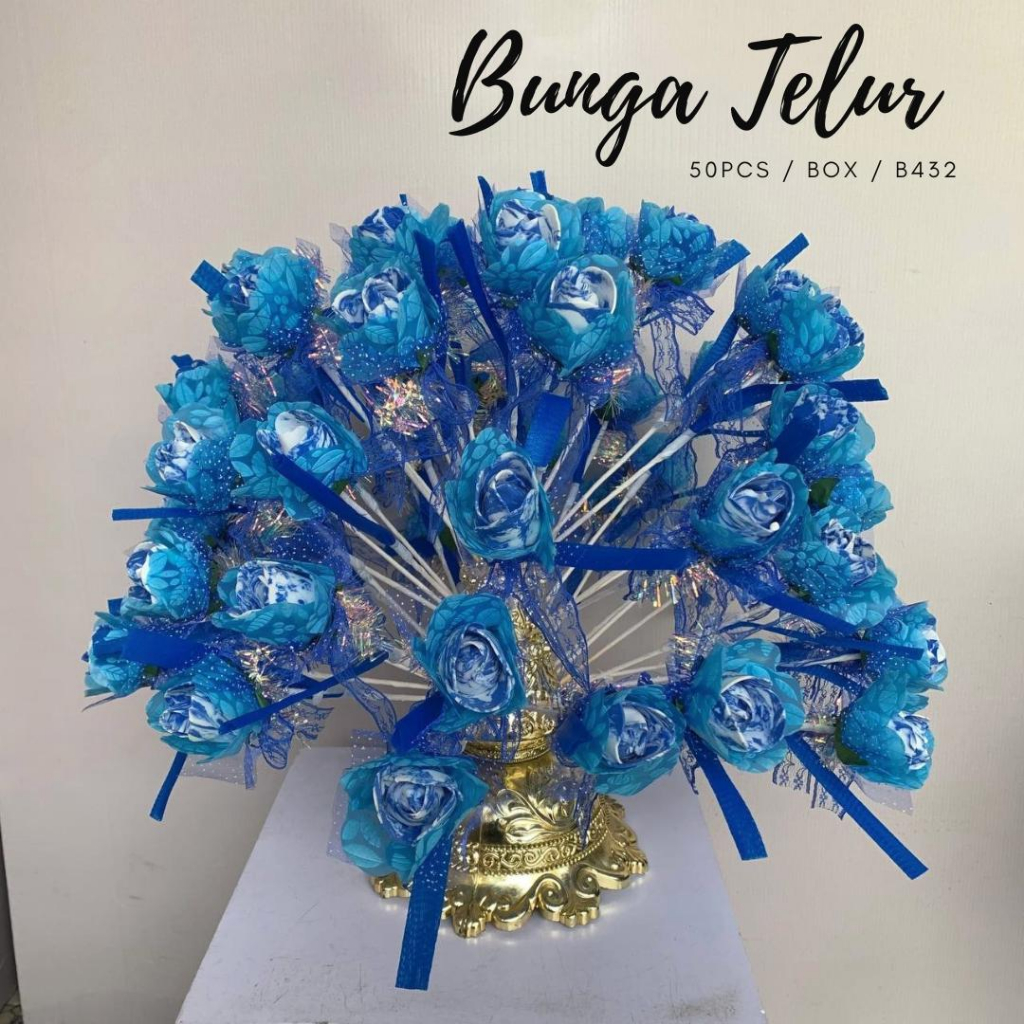BT432 : 50pcs Bunga Telur Exclusive Pelamin | Kenduri Kawin Aqiqah ...