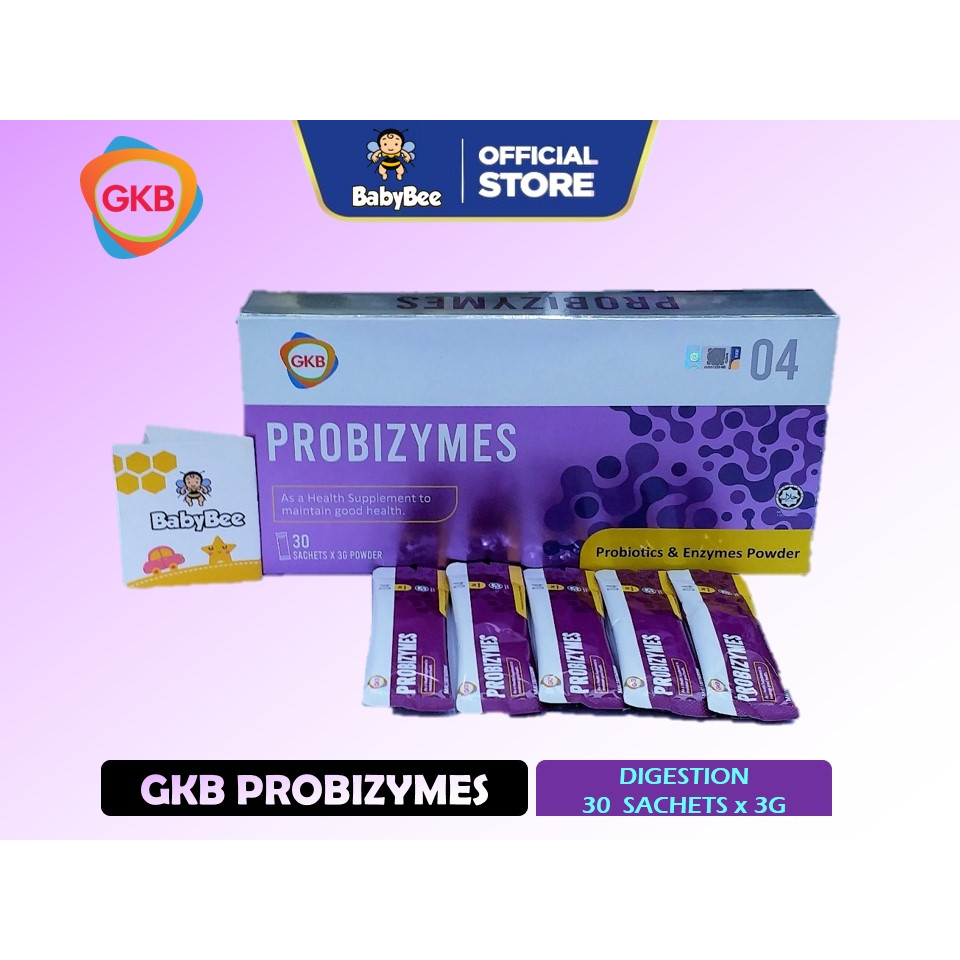 GKBIO • GKB Probizyme (30 Sachets)_GKBPB04 Probiotic Prebiotic Protein ...