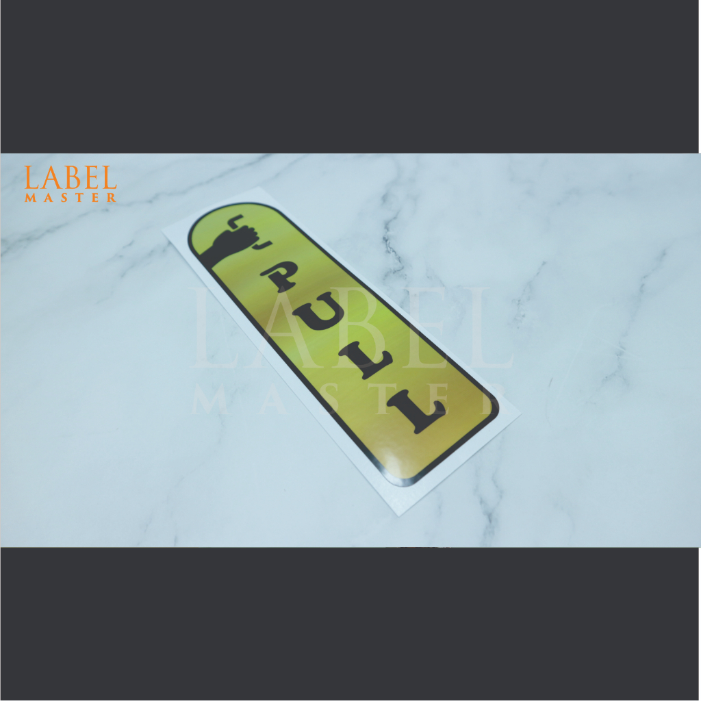 PUSH PULL Door Signage/OPEN CLOSE Door Sign/TOLAK TARIK Sign/BUKA TUTUP ...