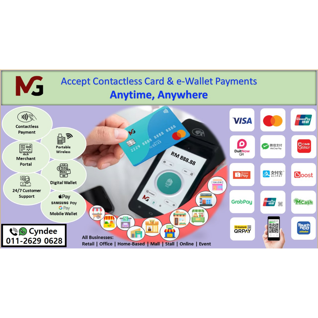 Opt for Our Efficient Payment Machines - All-In-One Wireless Visa/Mastercard & e-Wallets Digital ...