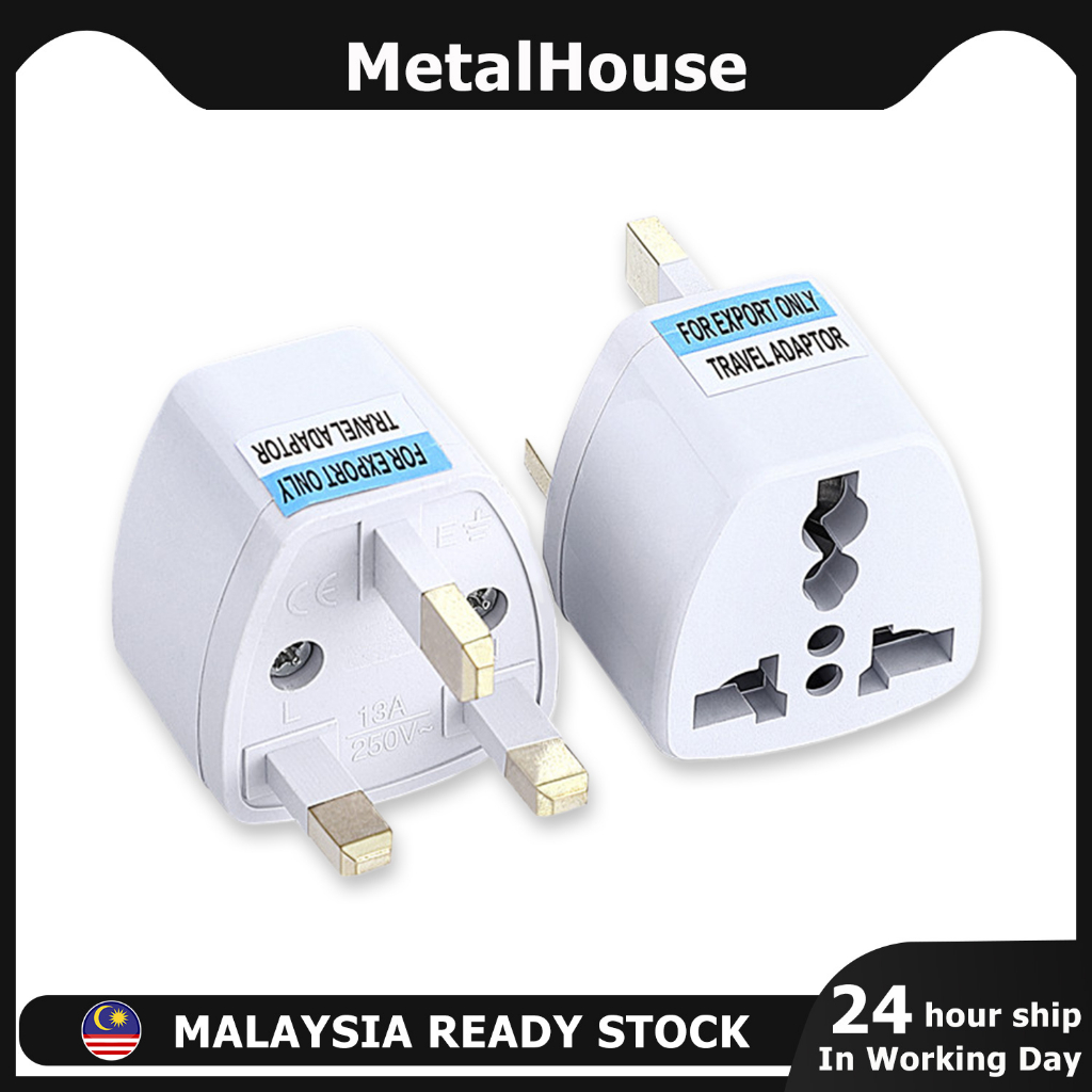 UK Malaysia China plug socket British standard 3-pin universal adapter ...