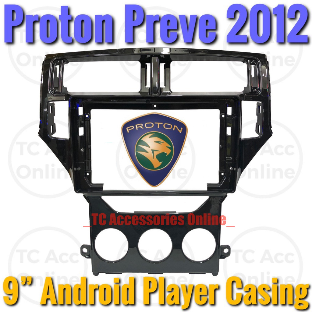 Proton Preve 9 inch 9" Android Player Radio Casing With Socket | Shopee ...