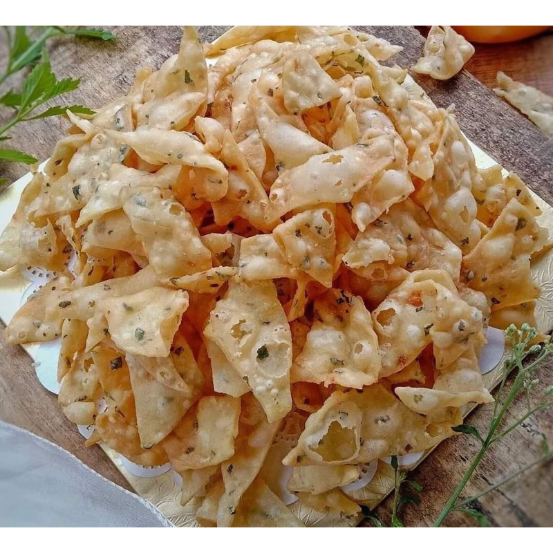 PANGSIT CRISPY [KUE BAWANG MEDAN] 500 gram 💯% RENYAH 🇮🇩🇮🇩 | Shopee Malaysia