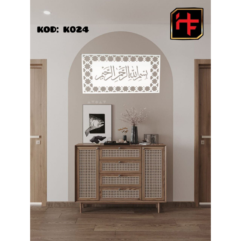 (K024) READY STOCK 3D KHAT FRAME / ISLAMIC WALL ART PANEL DECORATION ...