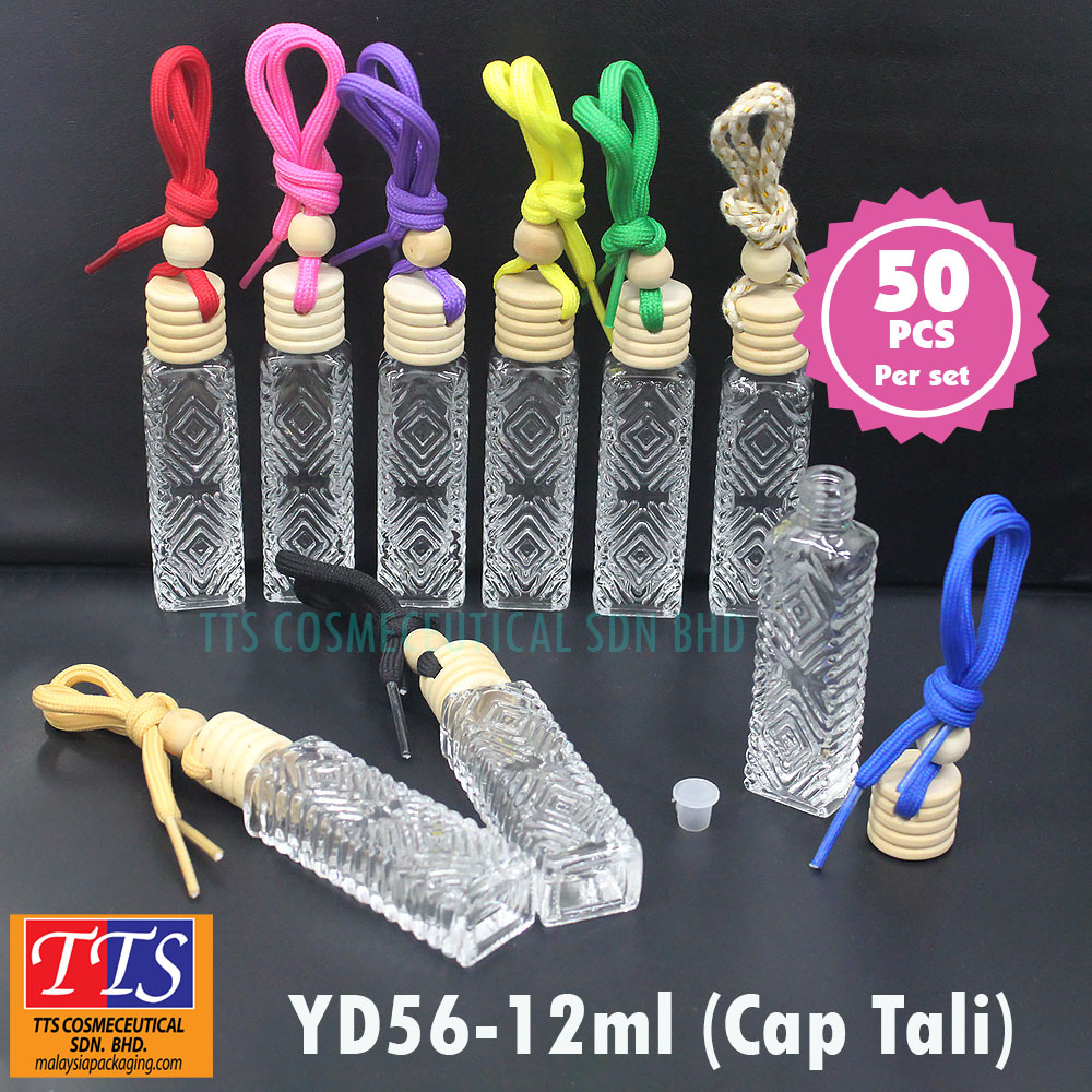 [50 Pcs] Botol perfume kereta 12ml Rectangle Car Perfume Bottle/Botol ...