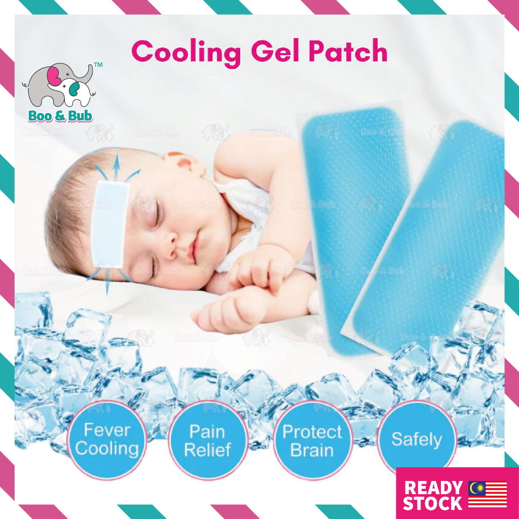 Cooling Gel Patches | Baby Adult kid Fever Patch Plaster Migraine ...
