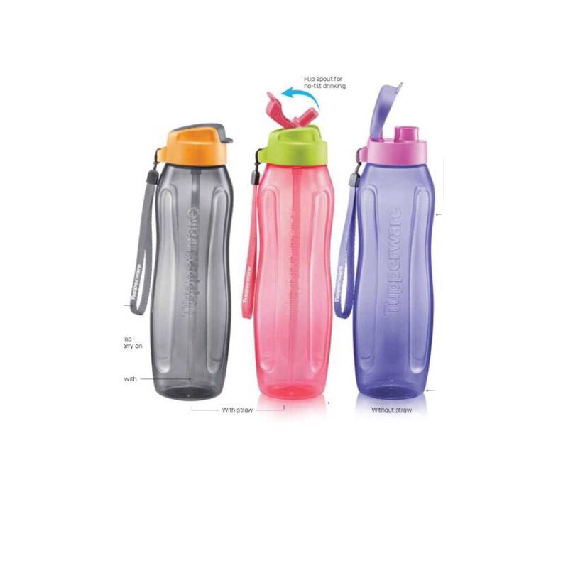 Tupperware Slim Eco Bottle 1L | Shopee Malaysia