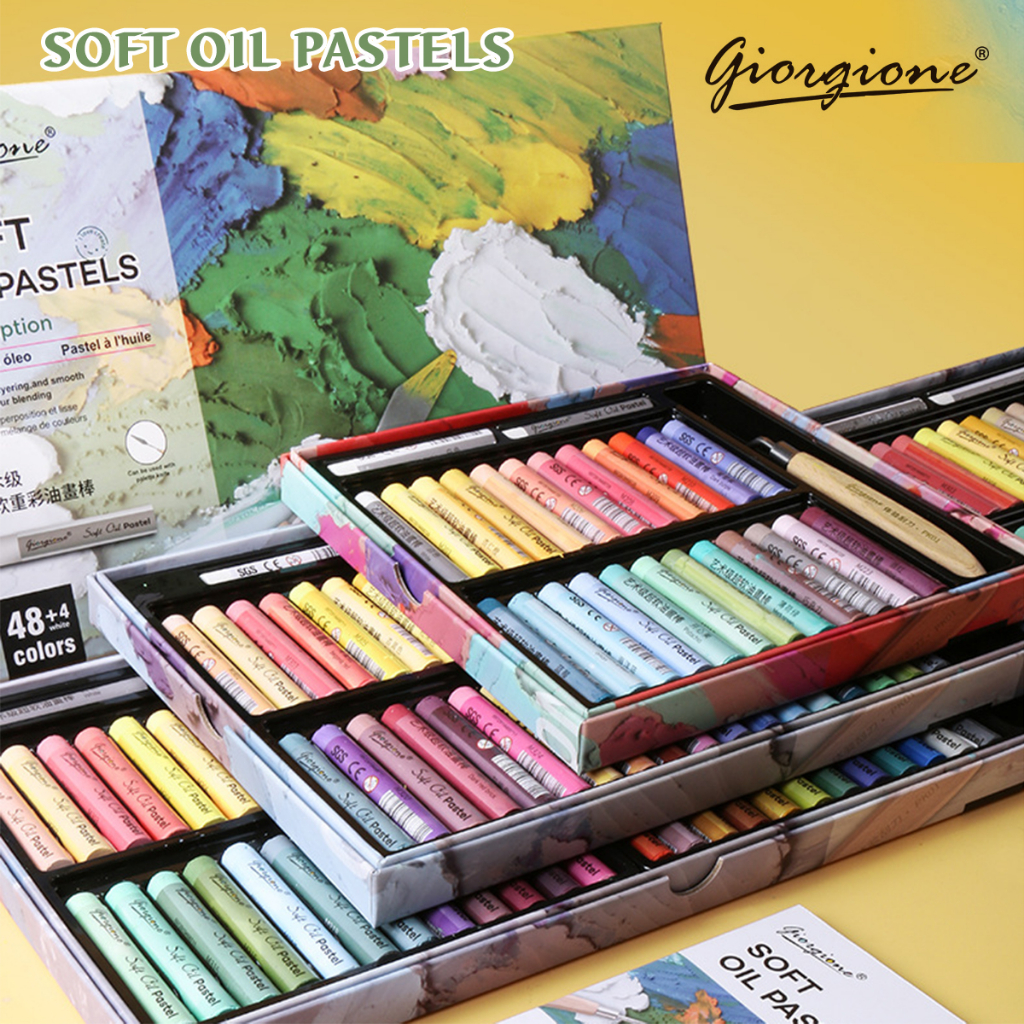 Giorgione Soft Oil Pastels 24/36/48Colors Oil Pastel Drawing Set with ...