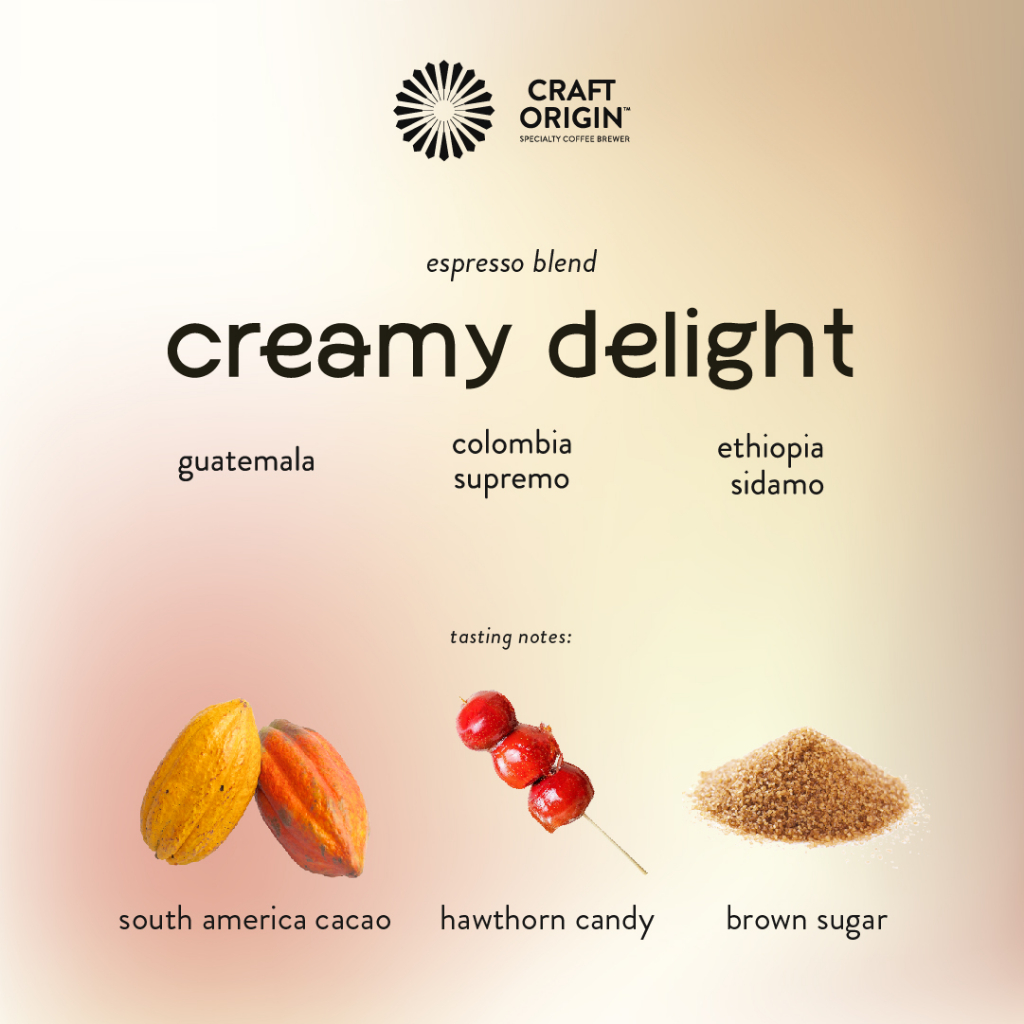 Craft Origin - [Creamy Delight] Espresso Blend // 1KG // Roasted Bean ...