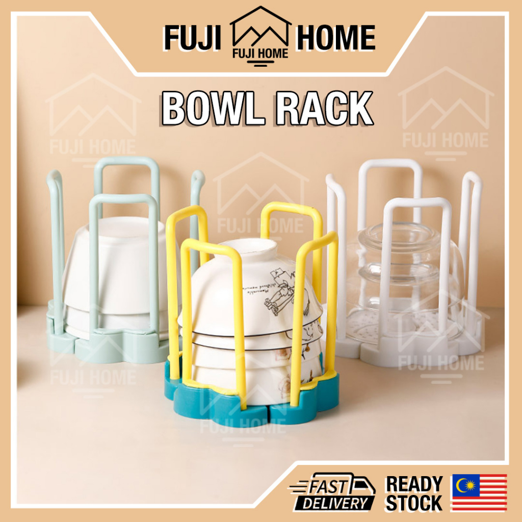 🏠READY STOCK🏠Adjustable Bowl Rack Retractable Dish Bowl Holder Rak ...