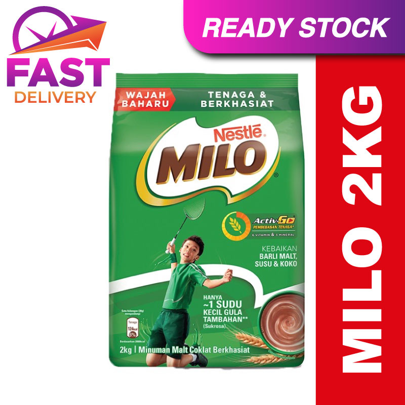 Nestle MILO Active-Go 2kg Original Exp12/24 | Shopee Malaysia