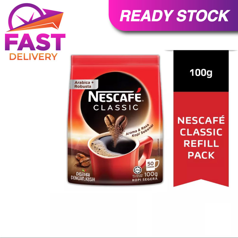 NESCAFE Classic Refill Pack 100g Original | Shopee Malaysia