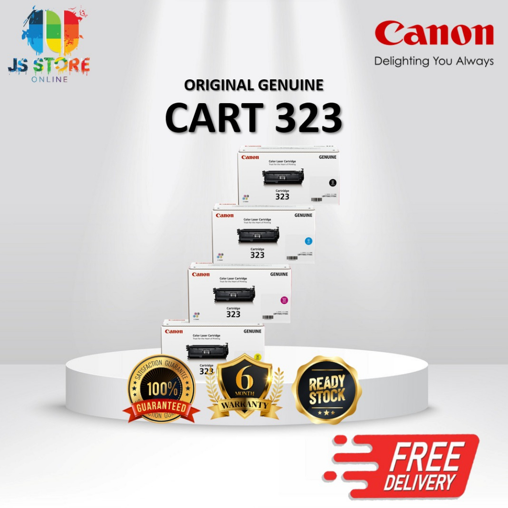 Canon Cart 323 Black/Cyan/Magenta/Yellow Toner Cartridge / LBP7750Cdn ...