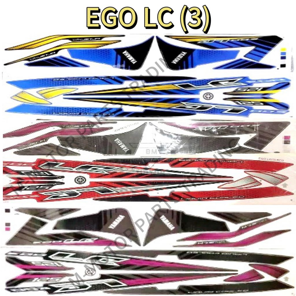 YAMAHA EGO LC (3) BODY STICKER | Shopee Malaysia