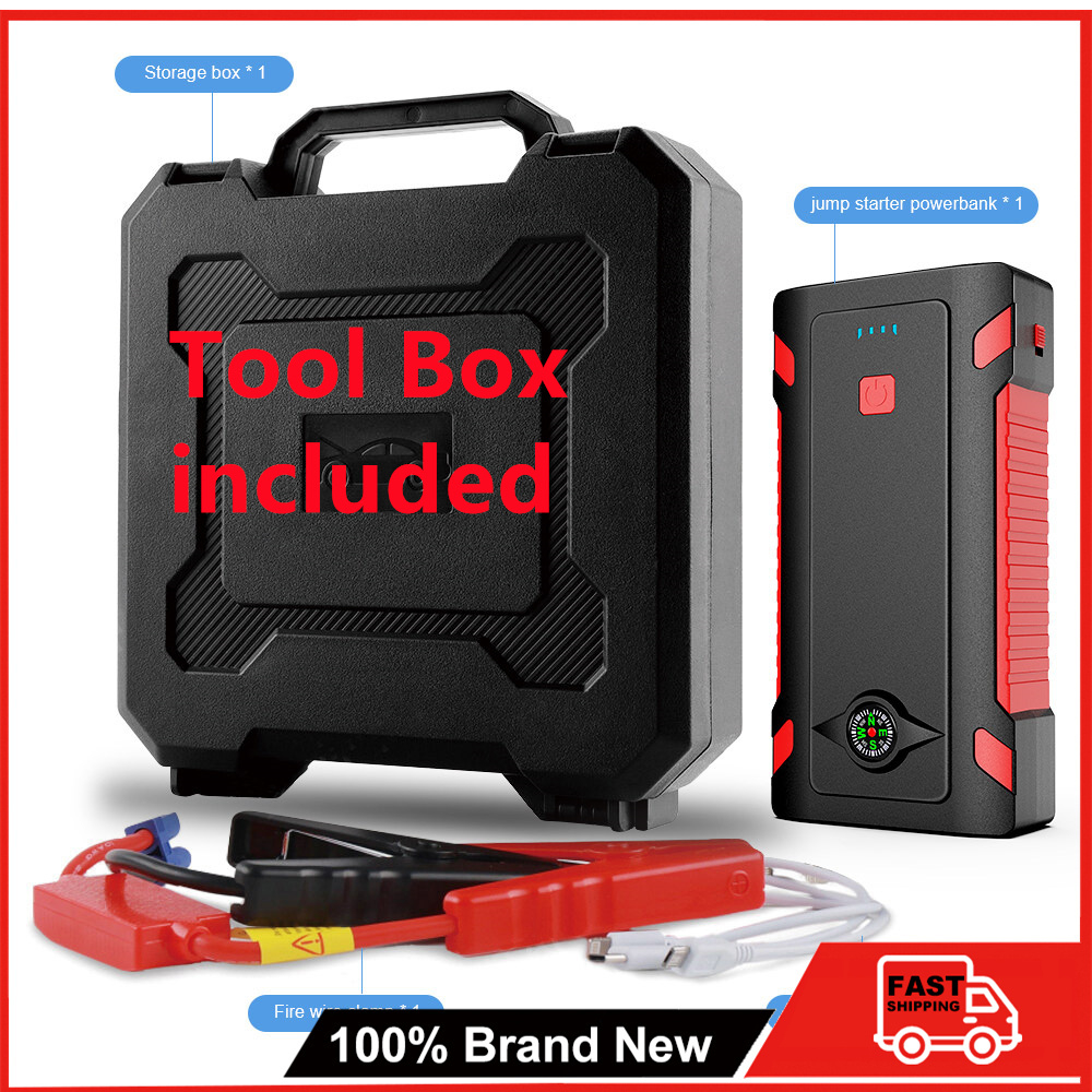 MANSOON⚡129800mAh Car Power Bank High Power Jumper Powerbank Car Jump ...