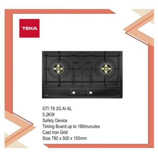 Teka GTI 78 2G AI AL 5.2KW built In Hob with Timing Board up to ...
