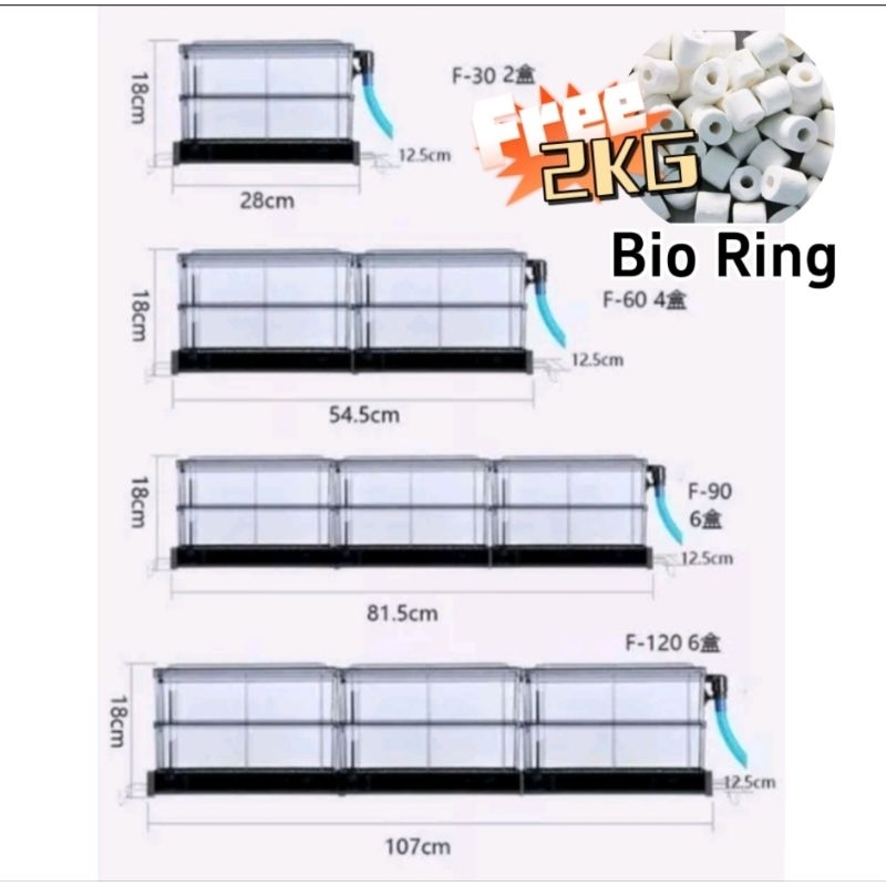 ***Malaysia Ready Stock*** Sobo Aquarium Top Filter Box Drip Box ...