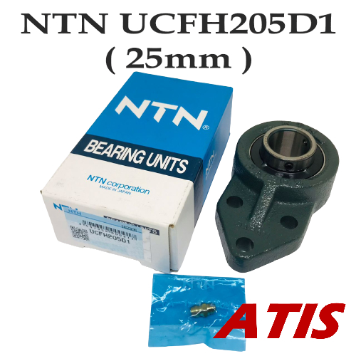 NTN UCFH205D1 / UCFB205 ( 25mm ) 100% ORIGINAL Made In JAPAN Flange Bracket Bearings Unit ...
