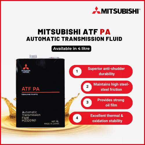 Mitsubishi ATF PA (4L) Minyak Gearbox PA | Shopee Malaysia