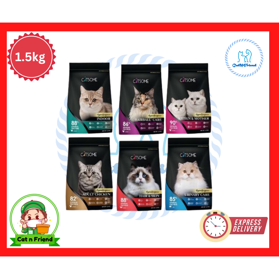 CatSome Hypoallergenic Dry Cat Food 1.5kg | Shopee Malaysia