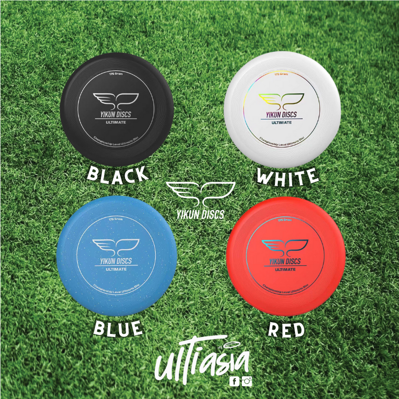 Yikun Ultimate Frisbee Disc 175gram White, Black, Red, Blue | Shopee ...