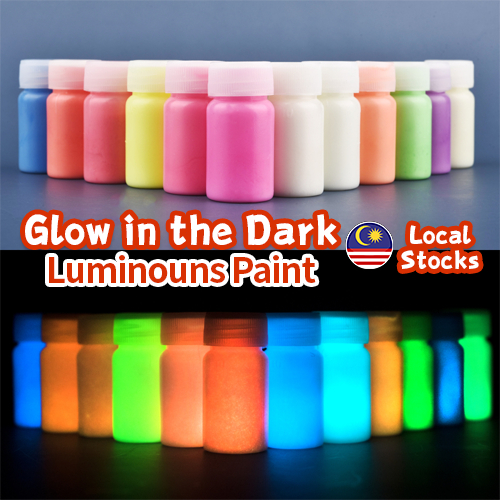 20g Bottle Fluorescent Pigment Long-Lasting Luminous Paints Auto Glow ...
