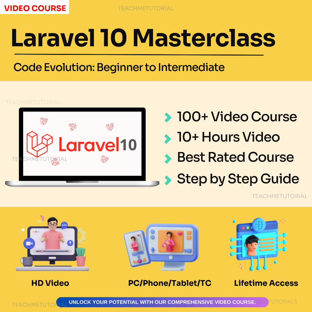 Laravel 10 Masterclass 2023: From Beginner to Intermediate | Shopee Malaysia