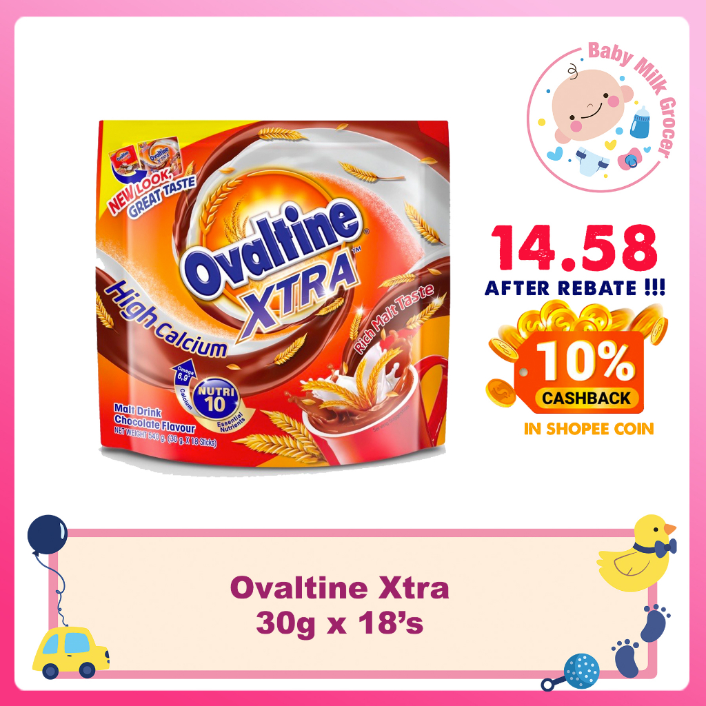 Ovaltine Xtra 3 in 1 (18g x 30's) | Shopee Malaysia