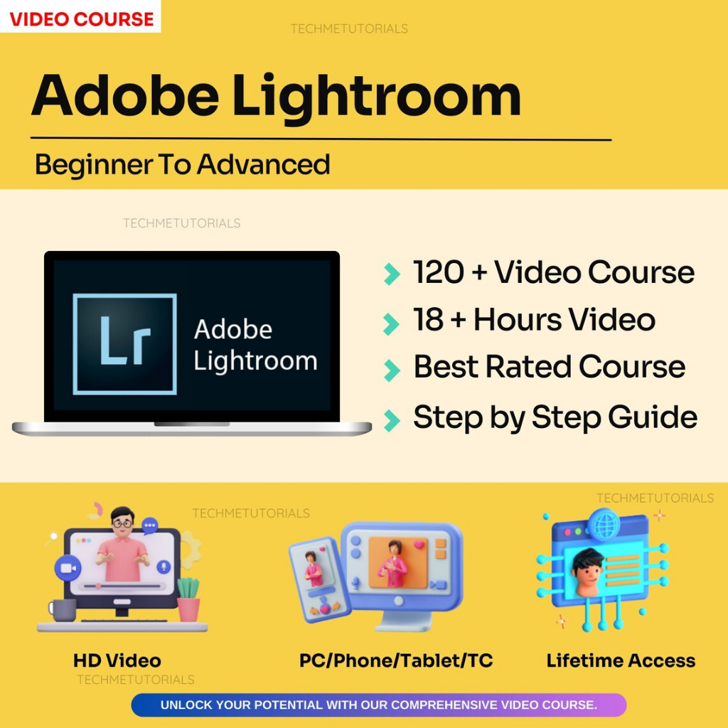 Adobe Lightroom CC Beginner To Advanced Masterclass | Shopee Malaysia
