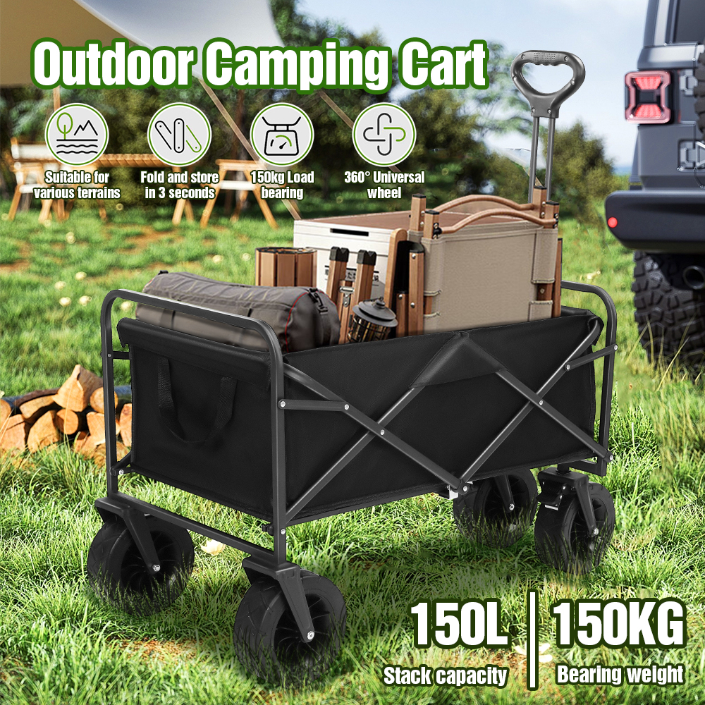 Foldable Wagon Trolley Camping Outdoor Wagon Trolley Camping Trolley ...