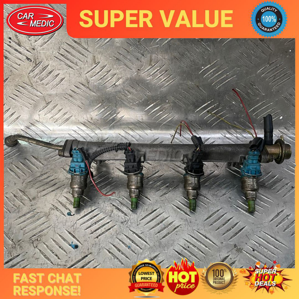 [PW521166] Original Proton Wira Fuel Injector / Fuel Rail SET (Used ...