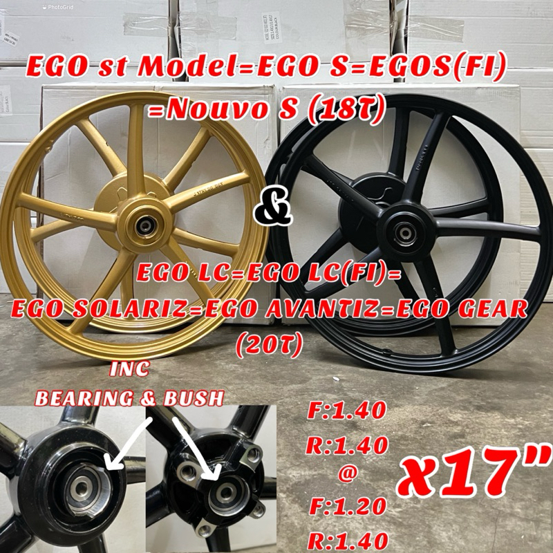 Enkei Sp522 ENKAI Egos/Ego/Ego Avantiz /Ego Solariz /EGO LC /NOUVO LC/EGO SORALIZ/NOUVOS/RCB ...