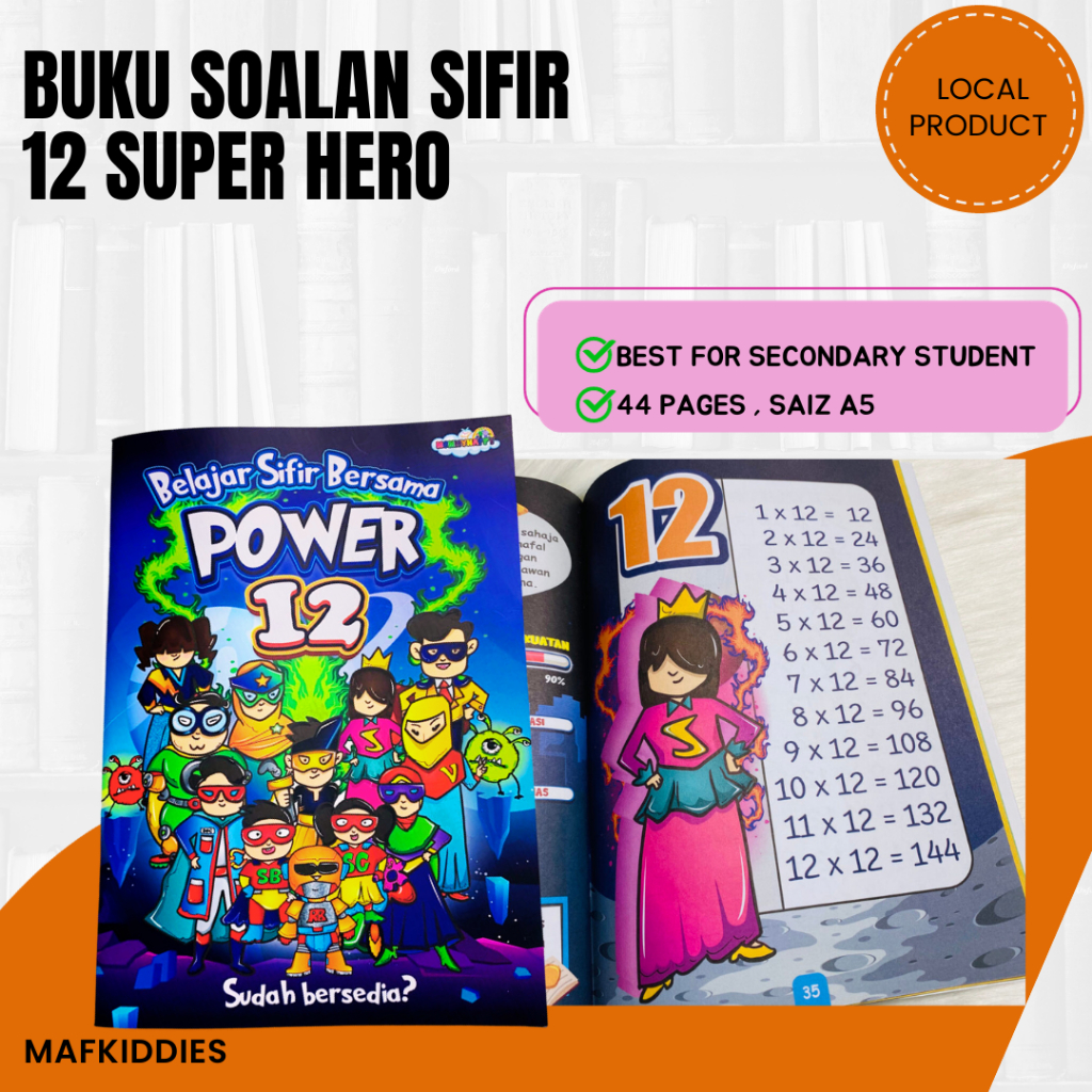 [MOMMYHAPPY] BUKU BELAJAR SIFIR BERSAMA POWER 12- LATIHAN SIFIR SEKOLAH ...