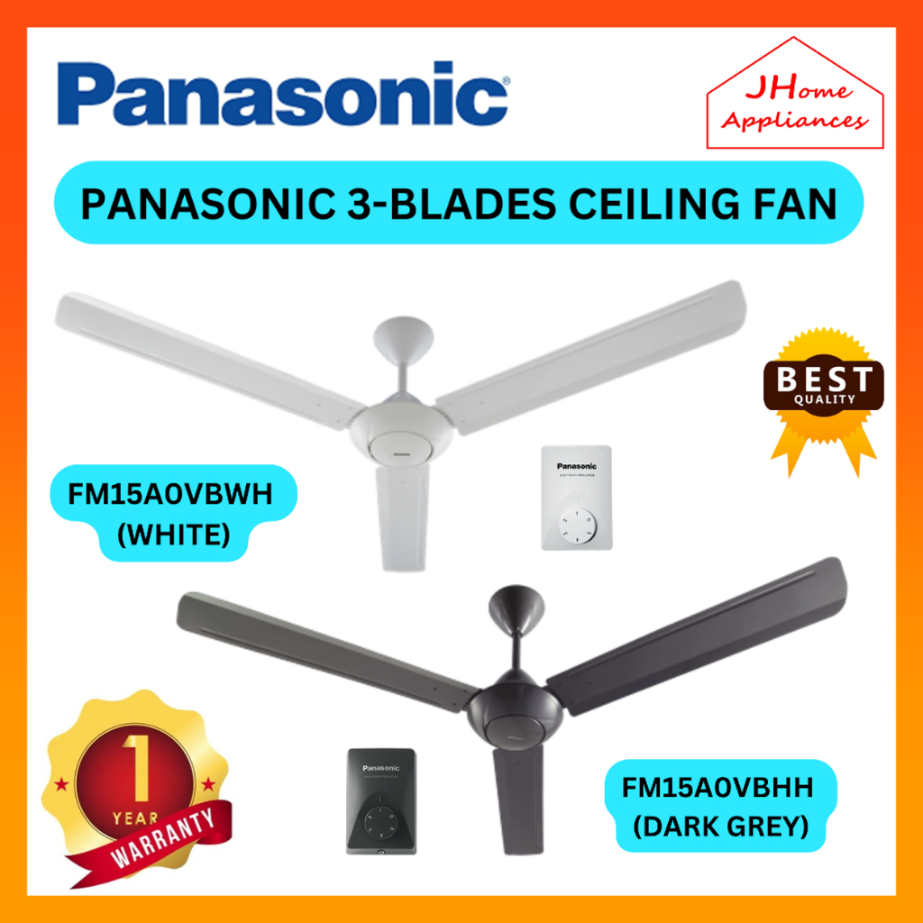 PANASONIC CEILING FAN REGULATOR FM15A0VBWH / FM15A0VBHH 60"/150CM 3 ...
