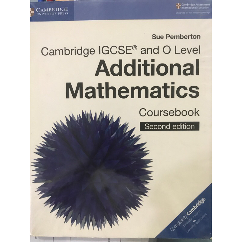 Cambridge IGCSE Additional Mathematics coursebook second edition ...