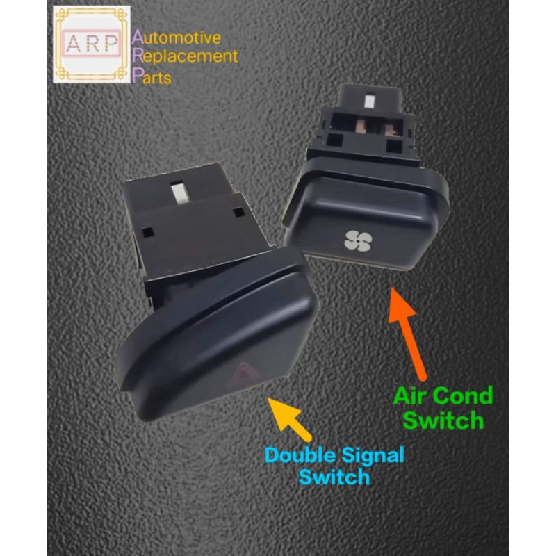 Double Signal Switch (harzard) & Air Cond Switch Wira | Shopee Malaysia