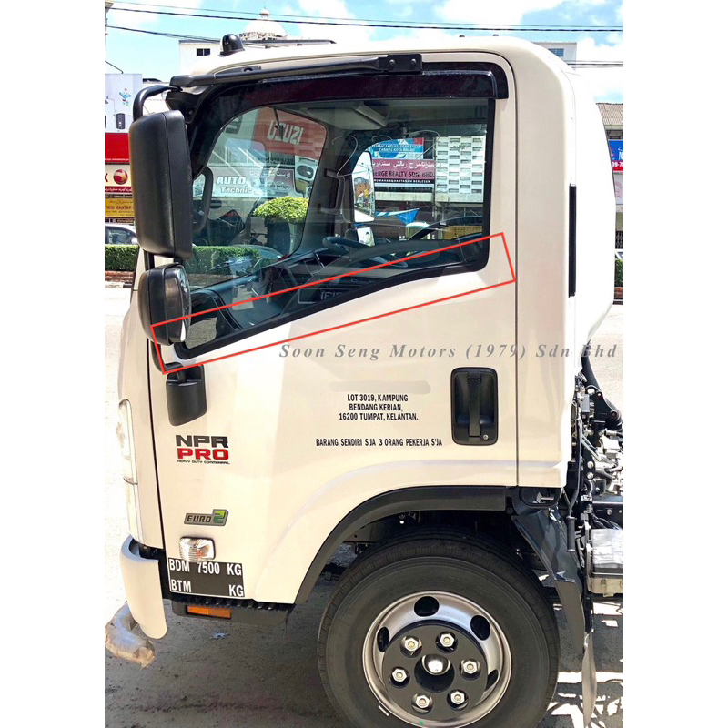 ISUZU NLR NPR PRO OUTER DOOR GLASS MOUNTING. | Shopee Malaysia