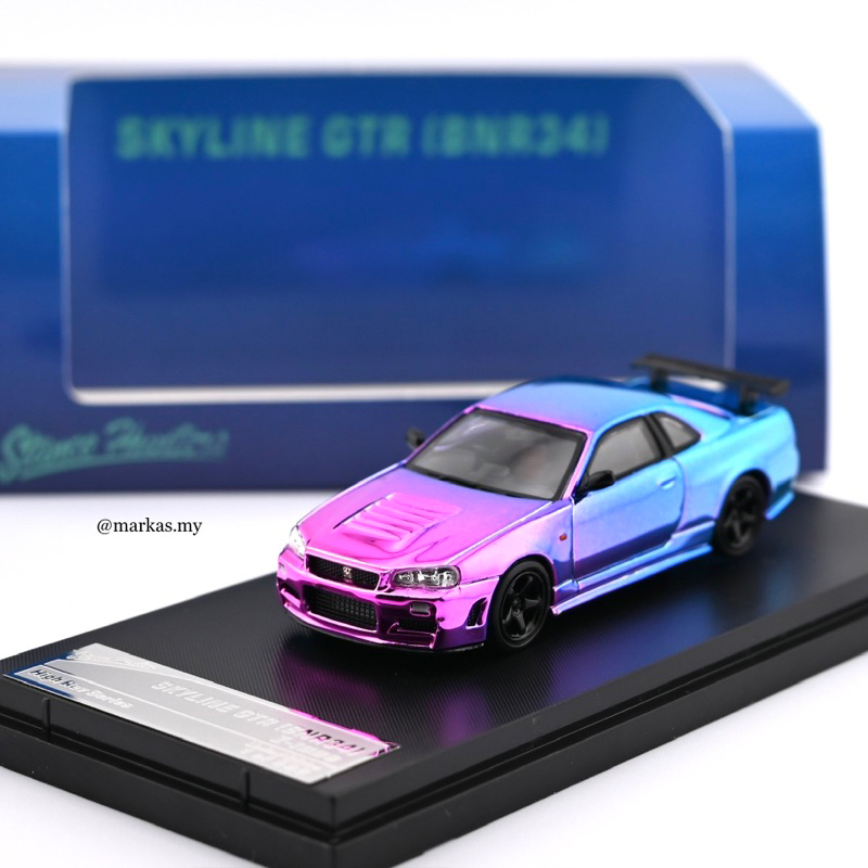 (NOT SEALED FOC PROTECTOR) STANCE HUNTERS 1/64 NISSAN SKYLINE GT-R R34 ...