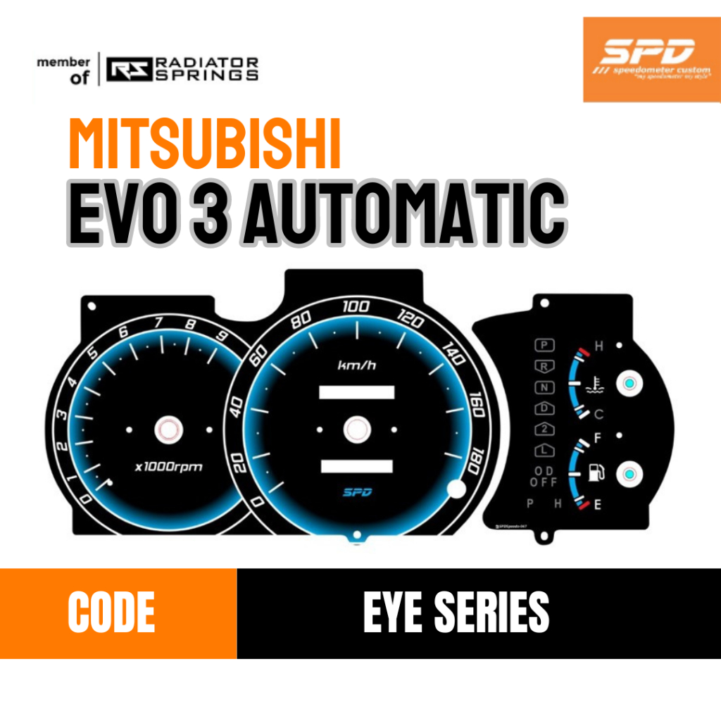 [PRE ORDER] Mitsubishi EVO 3 AUTOMATIC Panel Instrument Cluster Meter ...