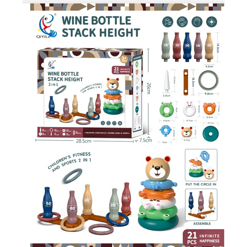 Fun Fair Bottle Games Mainan Fun Fair Kanak Children Outdoor Fun Sports ...