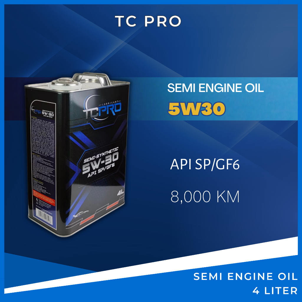 TC PRO Semi Synthetic SP/GF6 5w-30 Car Engine Oil (4L) Premium ...