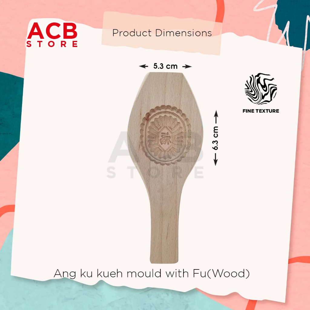 [MY BEST SELLING] Traditional Ang Ku Kuih Mould | Wooden Ang Ku Kuih ...