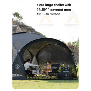 ShineTrip Dome Shelter Outdoor Tarp 05 Series A470-H00 PU3000mm Camping ...