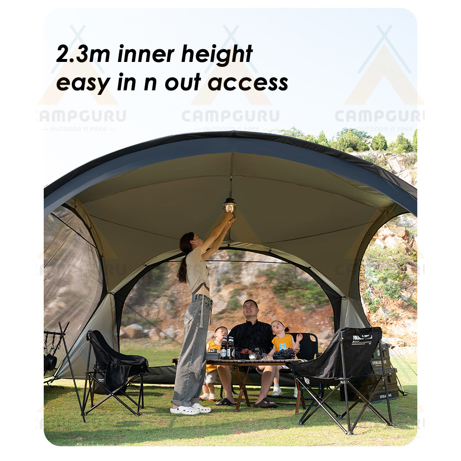 ShineTrip Dome Shelter Outdoor Tarp 05 Series A470-H00 PU3000mm Camping ...