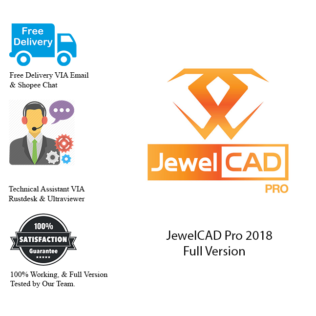 JewelCAD Pro 2018 Full Version | Shopee Malaysia
