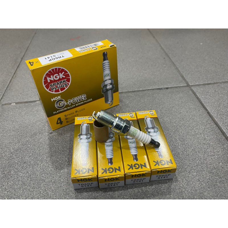 SET 4 PC/NGK 5141 G-Power Platinum Alloy Spark Plugs For Proton Saga ...