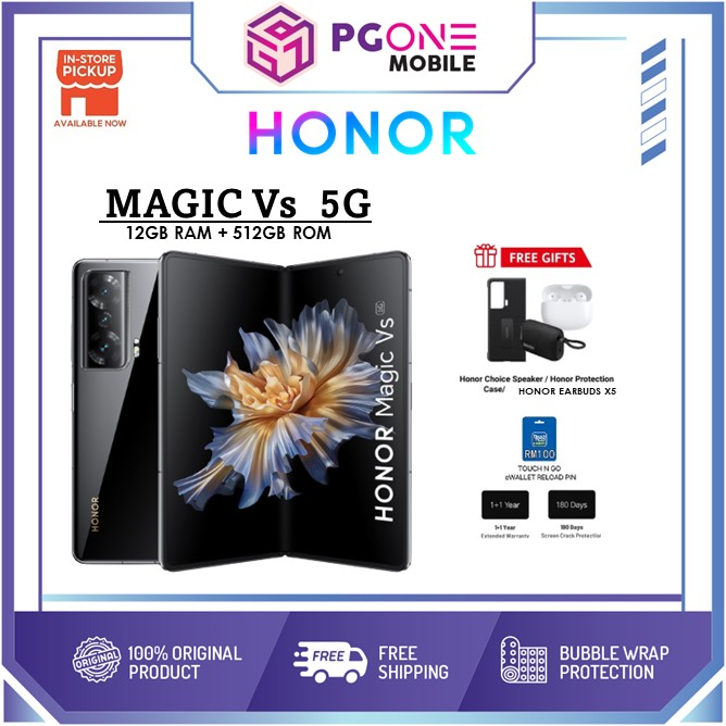 HONOR Magic Vs 5G (12GB RAM + 512GB ROM)🎁Original HONOR Malaysia ...