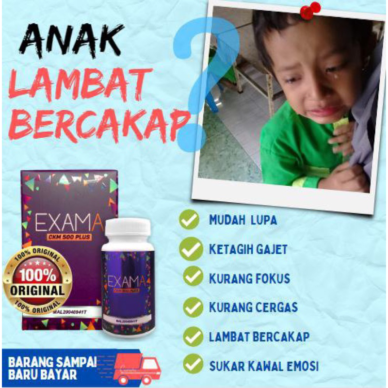 [PROMO ORIGINAL 100%] EXAMA VITAMIN MINDA 100% Original HQ | Shopee Malaysia